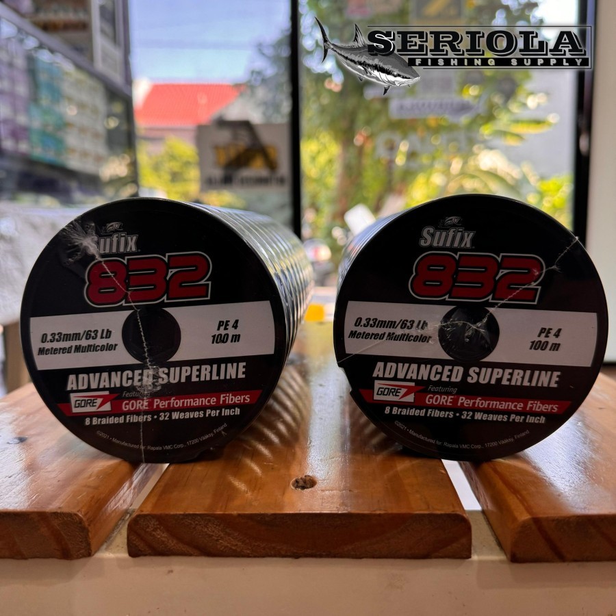 Jual PE SUFIX 832 X8 MULTICOLOR ADVANCED SUPERLINE 100M | Shopee Indonesia