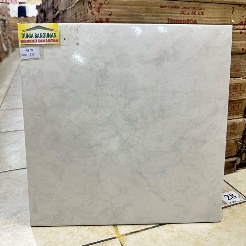 Jual Keramik Platinum Niko Grey 40x40 Keramik Lantai | Shopee Indonesia
