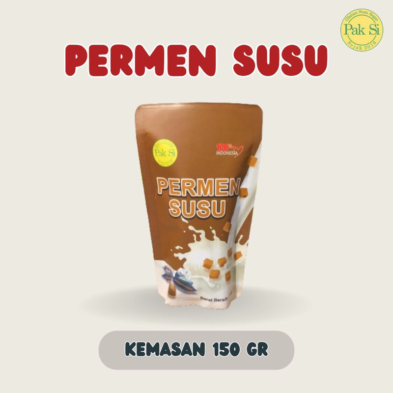Jual Pak Si Permen Susu Sapi Milk Candy Permen Lunak Berat Bersih 150 ...