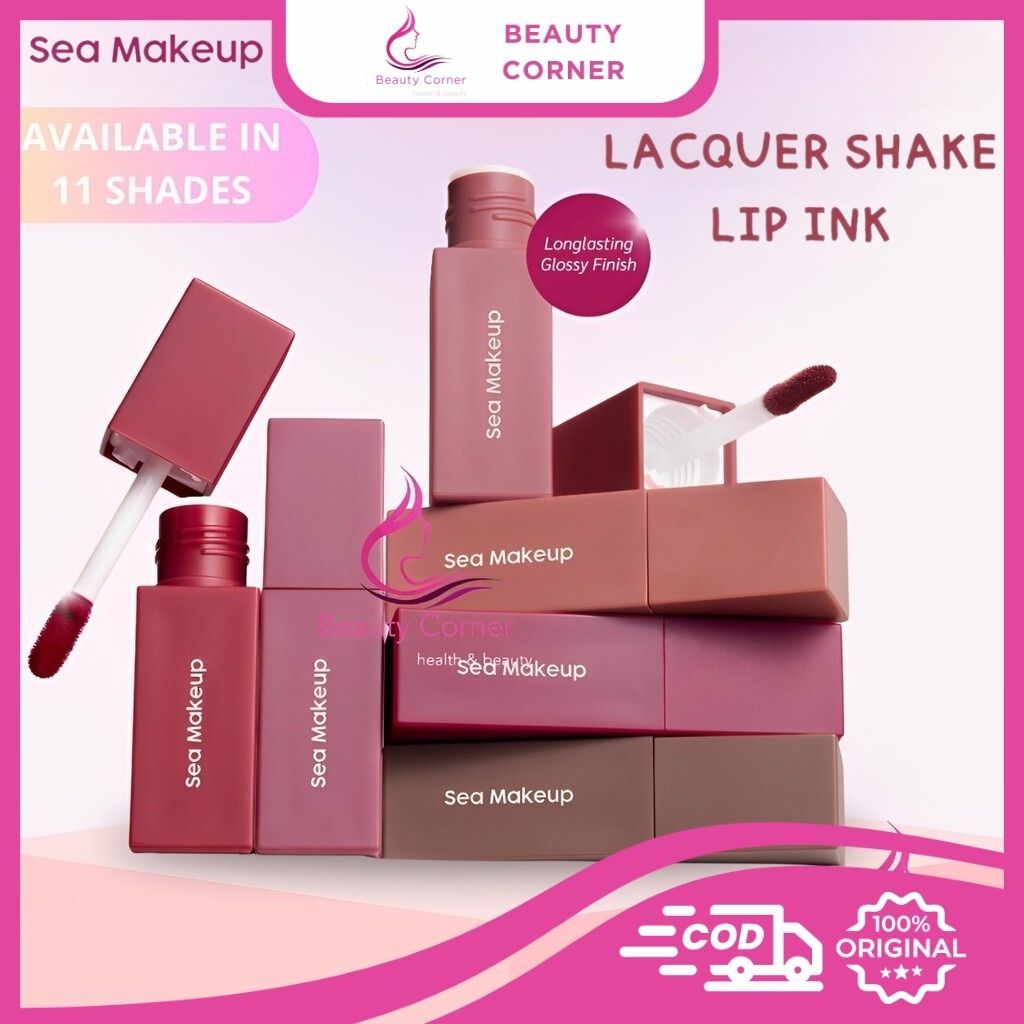 Jual Sea Makeup Lacquer Shake Lip Ink | Shopee Indonesia