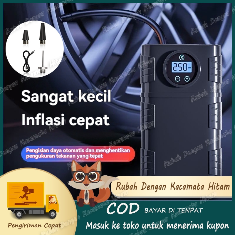 Jual Pompa Ban motor dan mobil electric portable/Pompa udara mobil ...
