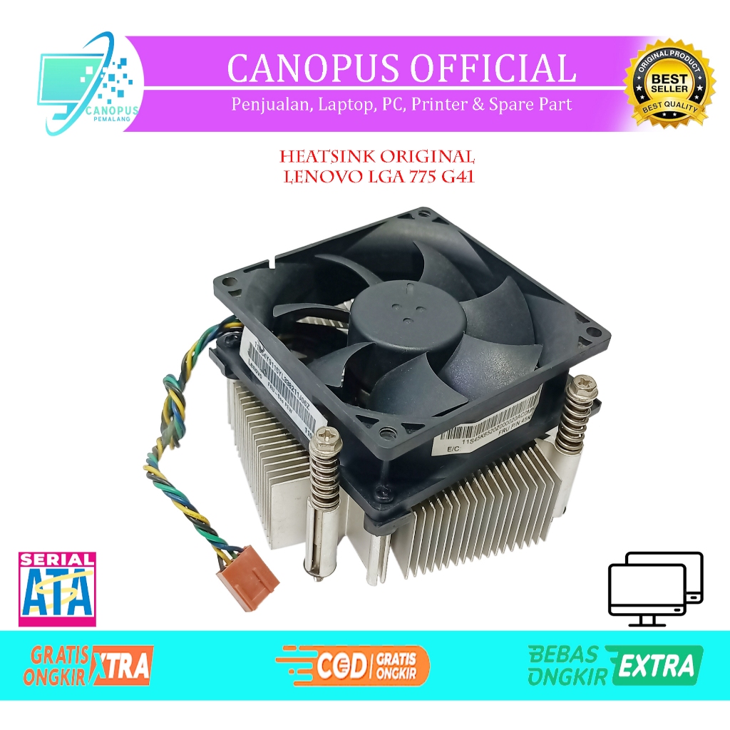 Jual Fan prosesor lga 775 Standart - Hsf Fan lga 775 Build up Lenovo ...