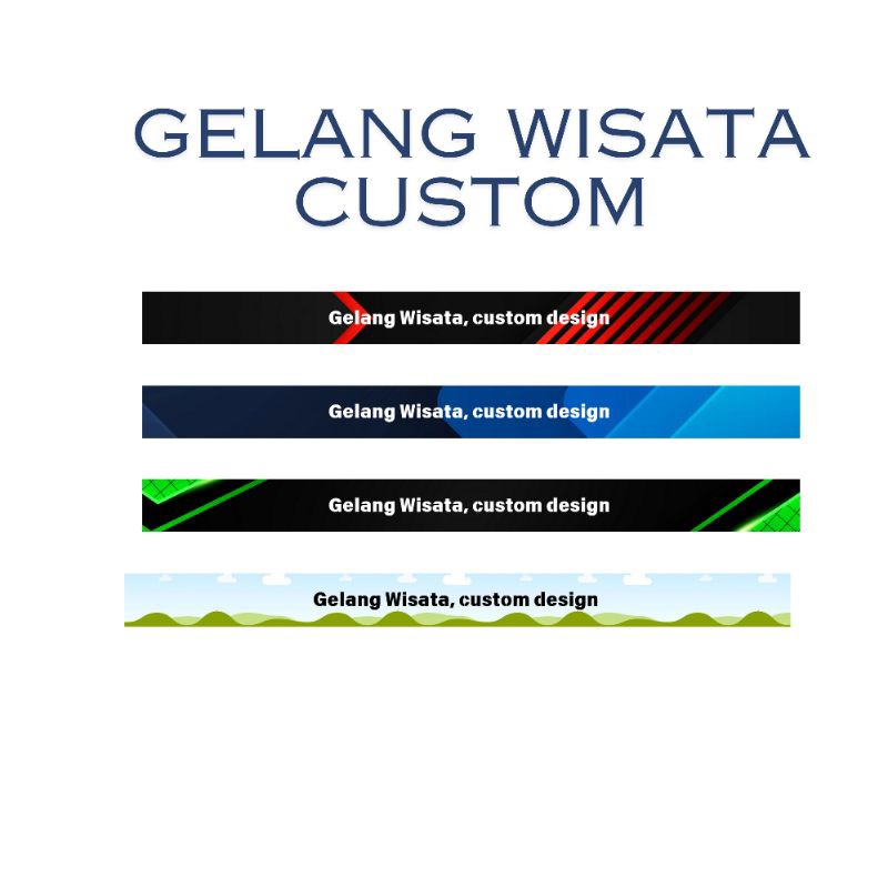 Jual Tiket Gelang Wisata Custom Design | Shopee Indonesia