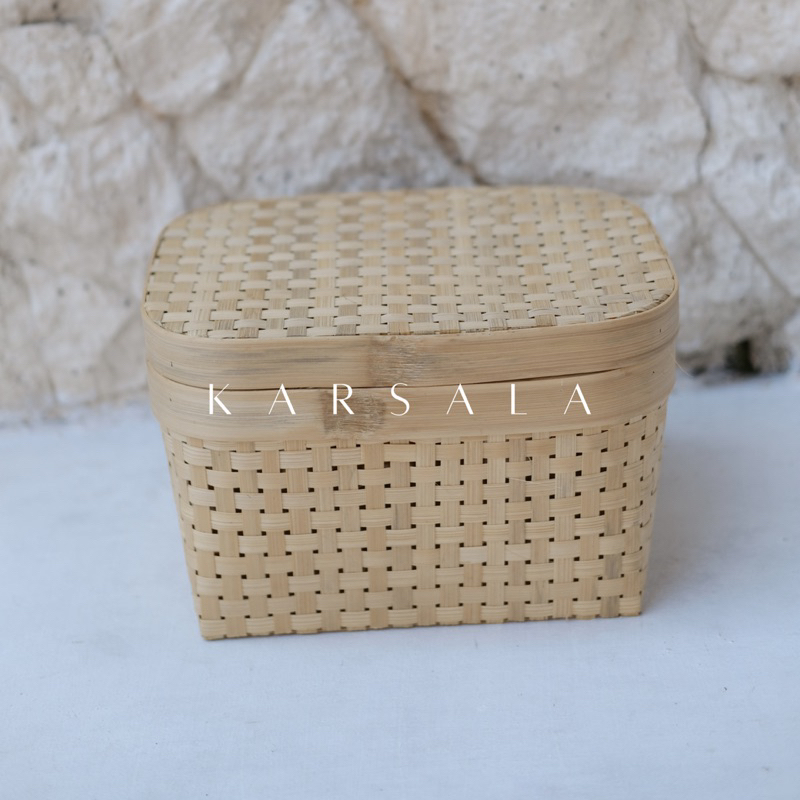 Jual KARSALA Kyla Bamboo Box | Storage Box Hampers | Keranjang ...