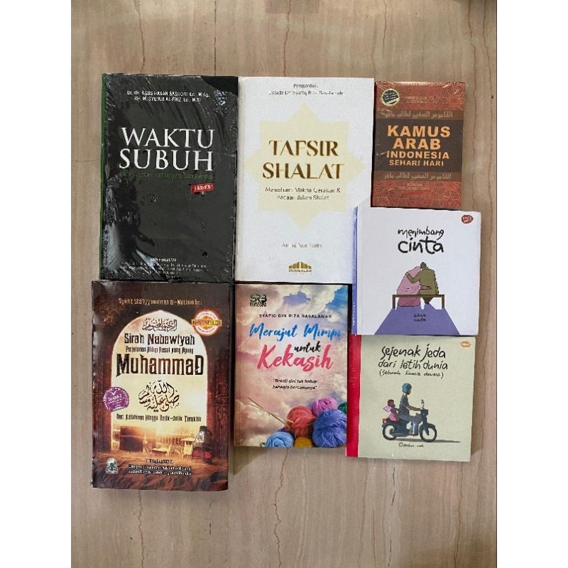 Jual Bismillah mix kitab #1 7pcs kitab, barakallahu fiikum | Shopee ...