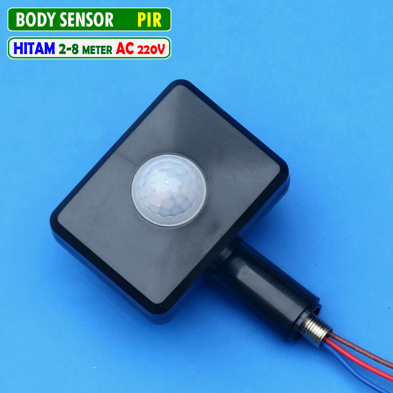 Jual PIR AC 220V Body Sensor Gerak Siang Malam Saklar Auto ON.OFF 200 ...