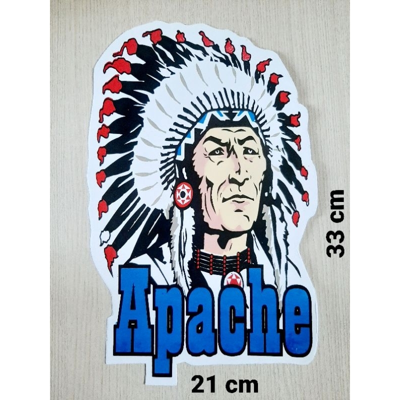 Jual STIKER GRAFTAC SUKU DAYAK/APACHE UKURAN BESAR | Shopee Indonesia