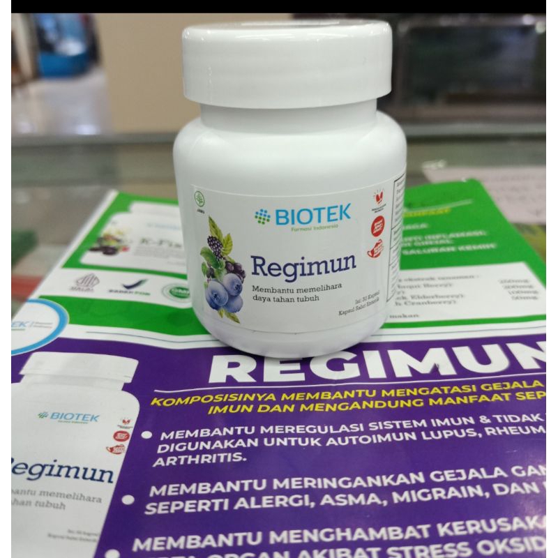 Jual BIOTEK FARMASI REGIMUN ISI 30 | Shopee Indonesia