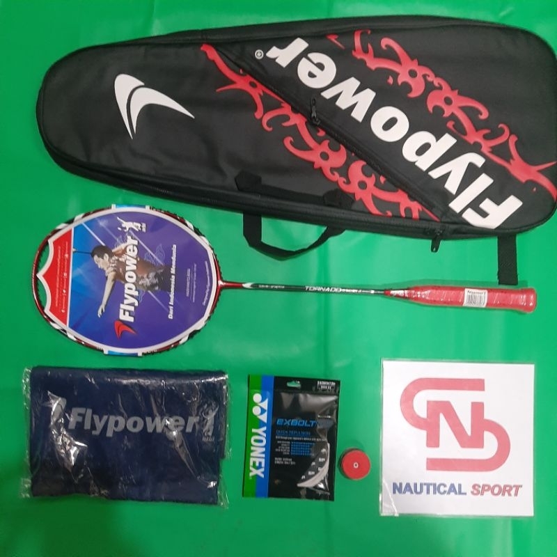 Jual RAKET BADMINTON FLAYPOWER TORNADO 800 ORIGINAL | Shopee Indonesia