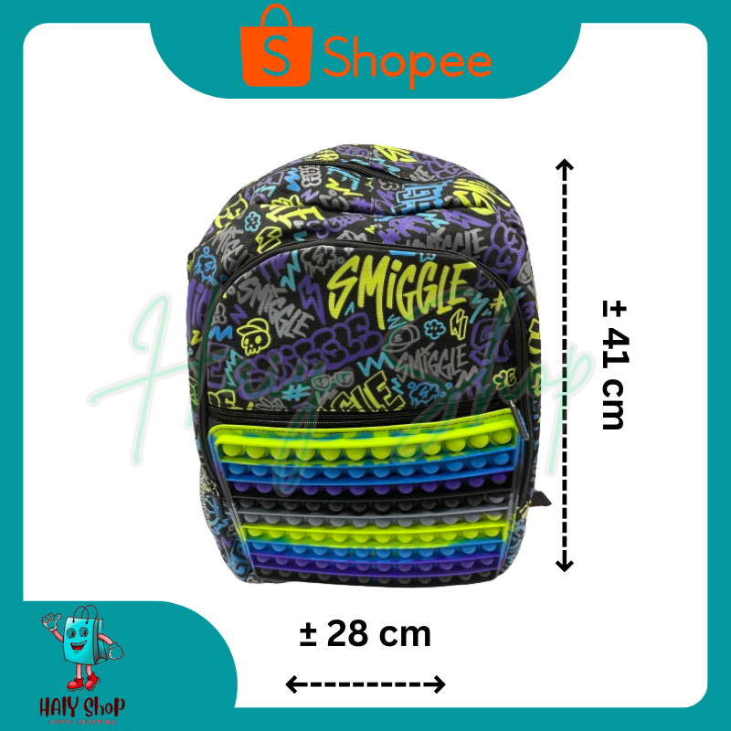 Jual Tas Ransel Smiggle Classic Backpack Edisi Pop It High Quality ...