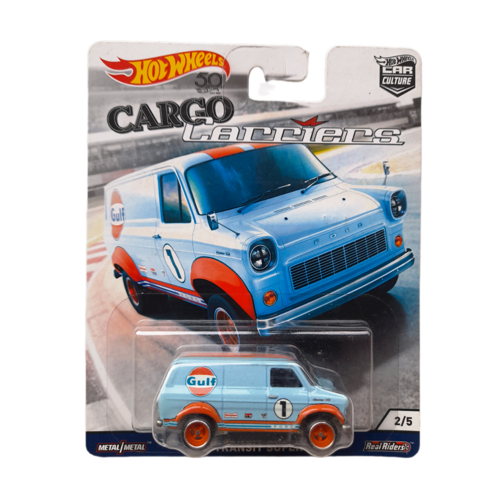 Jual Hot Wheels Car Culture 2018 Cargo Carriers Ford Transit Super Van ...