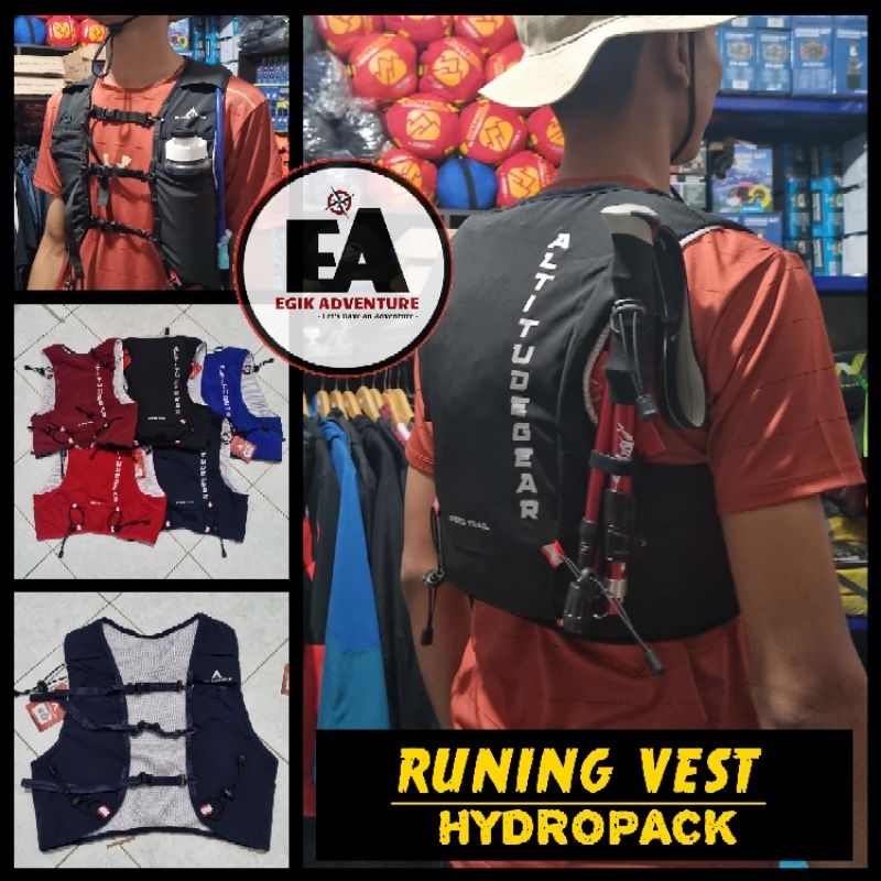 Jual Runing Vest | Hydropack | Tas Runing | Tas trail run | Shopee ...