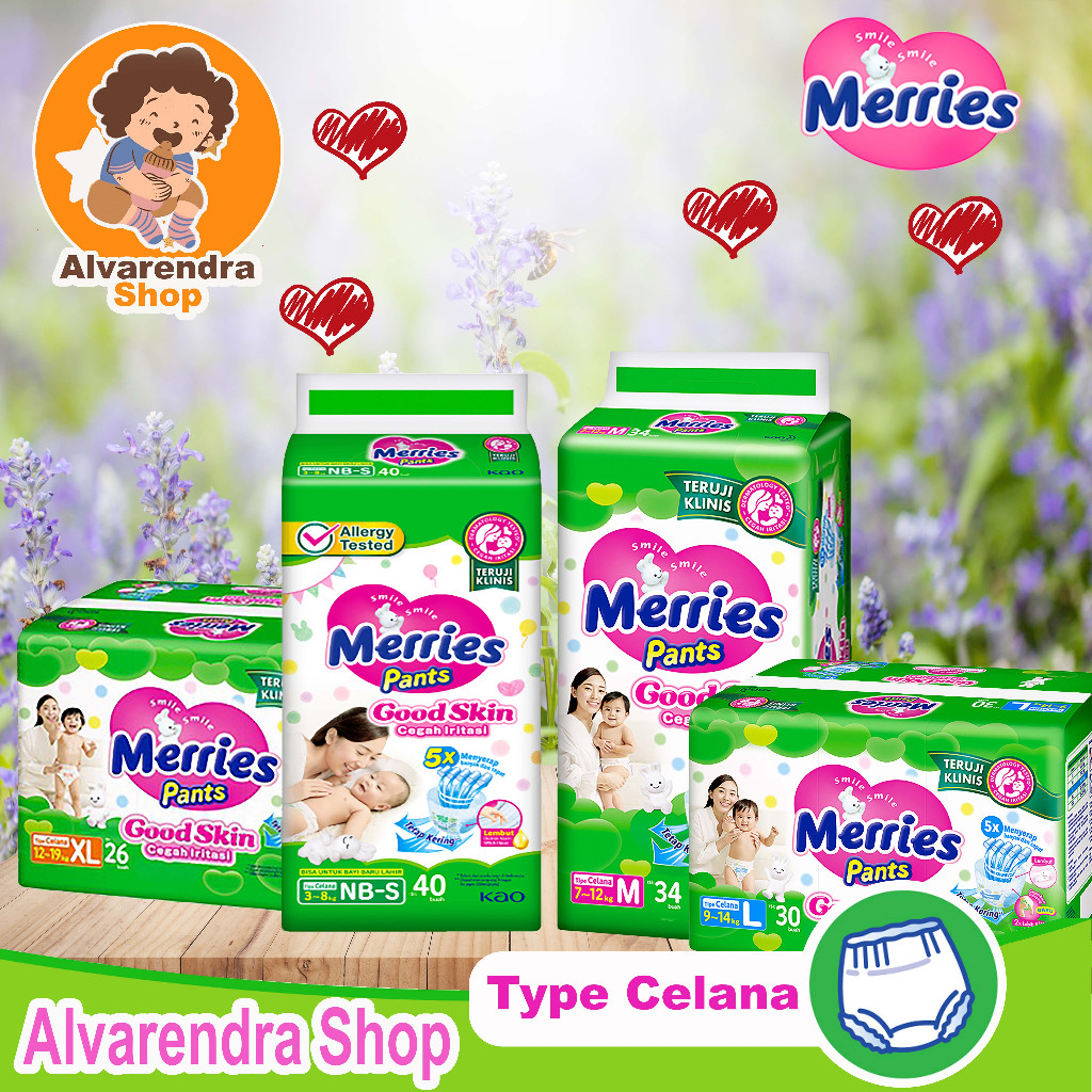 Jual MERRIES PANTS GOOD SKIN NBS40 / M32 / L28 / XL26 / NBS 40 / M 32 ...