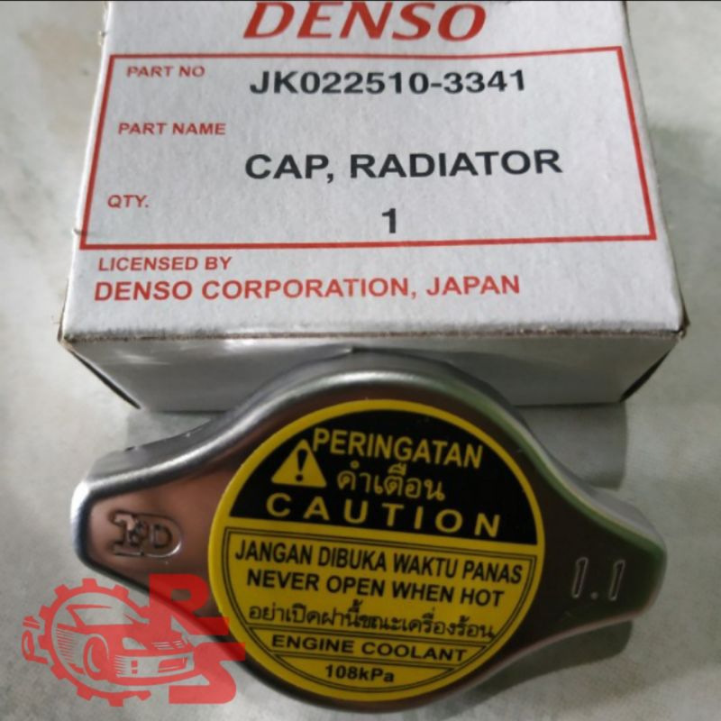 Jual TUTUP CAP RADIATOR 1.1 AVANZAXENIA INNOVA VIOS RUSH YARIS DENSO ...