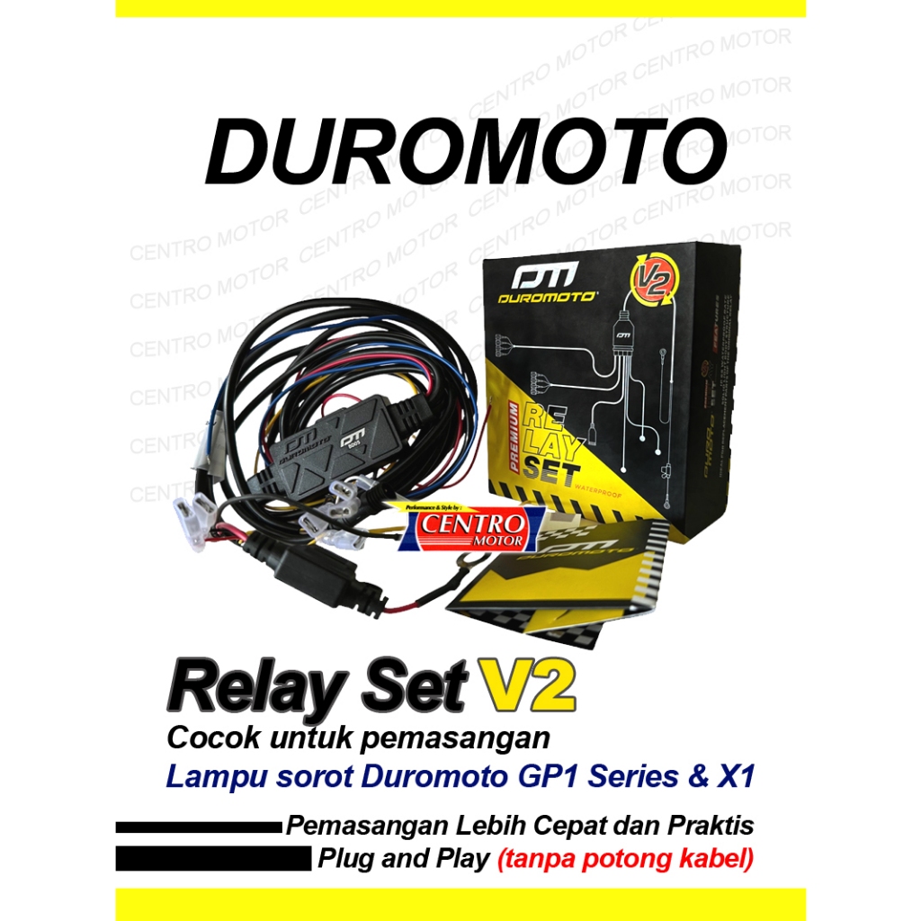 Jual DUROMOTO RELAY V2.Cocok untuk lampu sorot Duromoto tipe GP1 Series ...