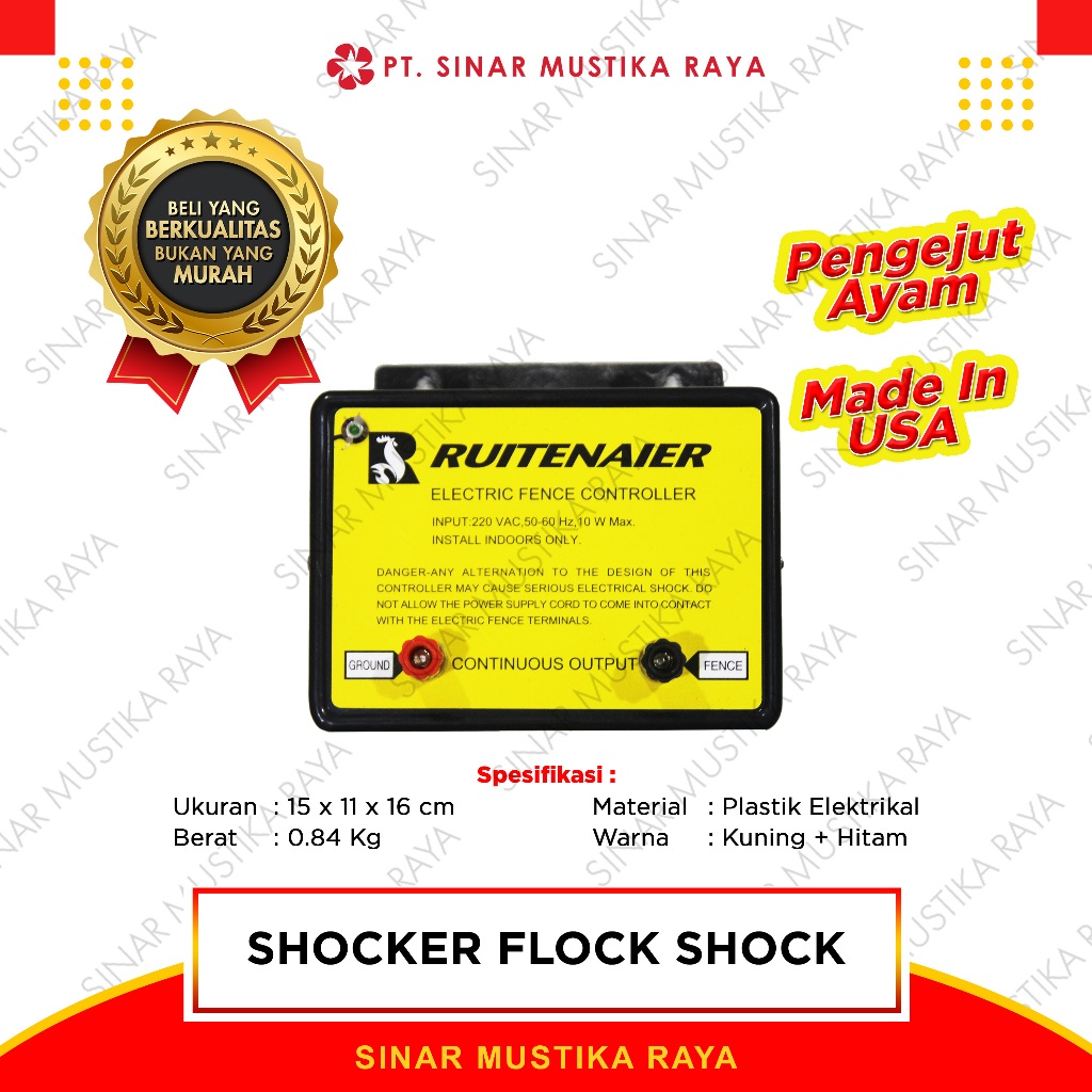 Jual Shocker Flock Shock Pengejut Ayam Pengahantar Listrik Elektrikal ...