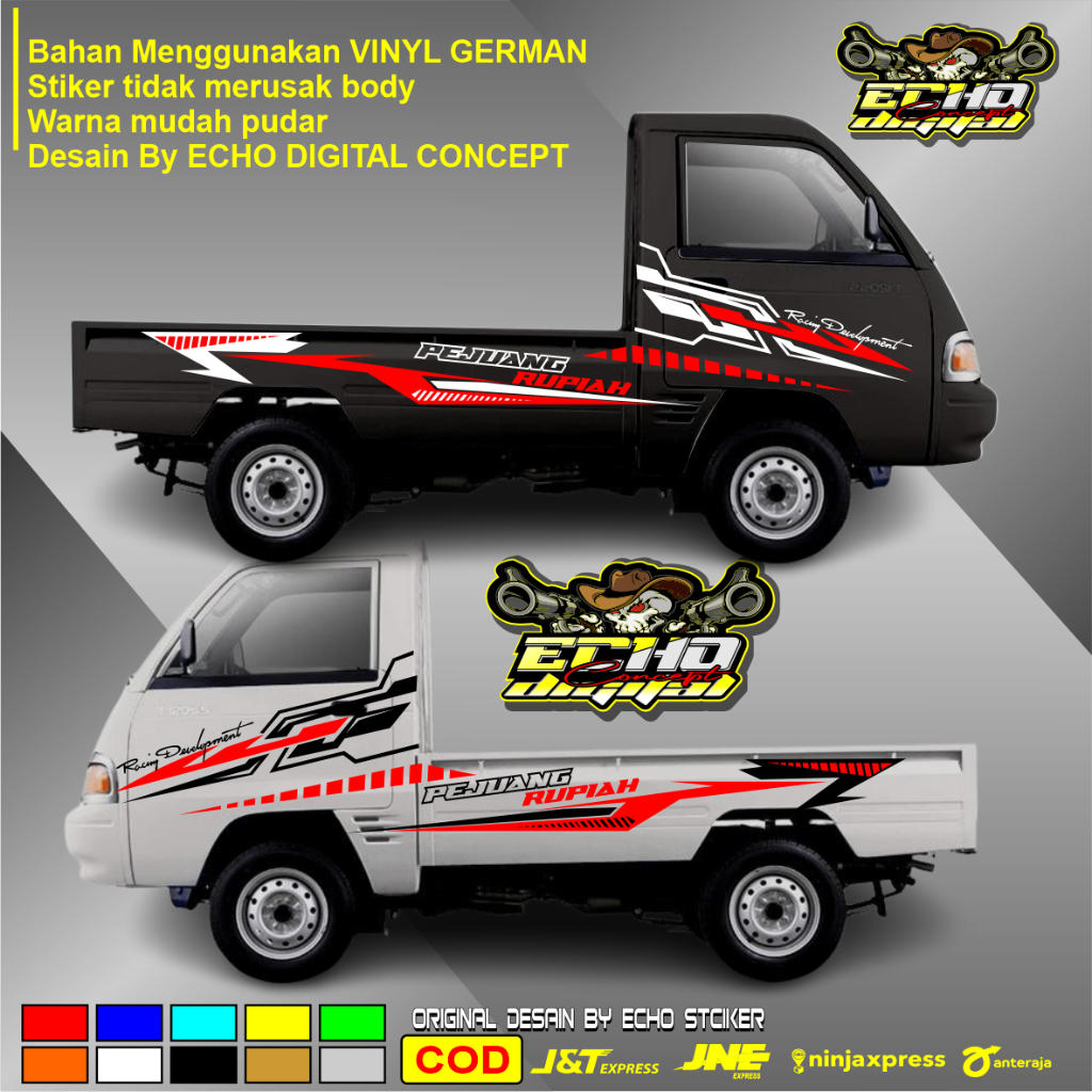 Jual Stiker mobil pick up carry futura apv grandmax l300 Tss terbaru ...