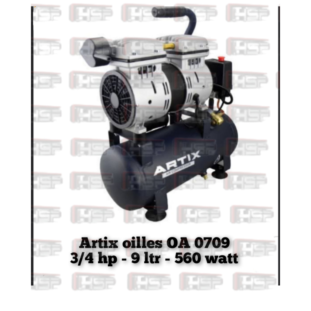 Jual ARTIX KOMPRESOR ANGIN OILLES / MENGGUNAKAN OLI TYPE OA 0709 0724 (3/4HP) | Shopee Indonesia