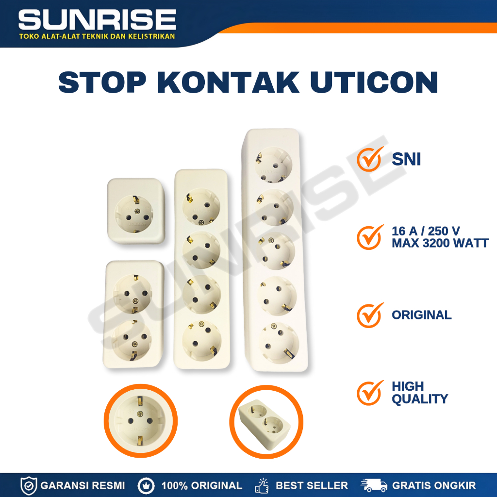 Jual STOP KONTAK ARDE TERMINAL KUNINGAN UTICON | Shopee Indonesia