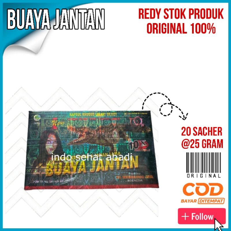 Jual Buaya Jantan (20 Sachet) | Shopee Indonesia