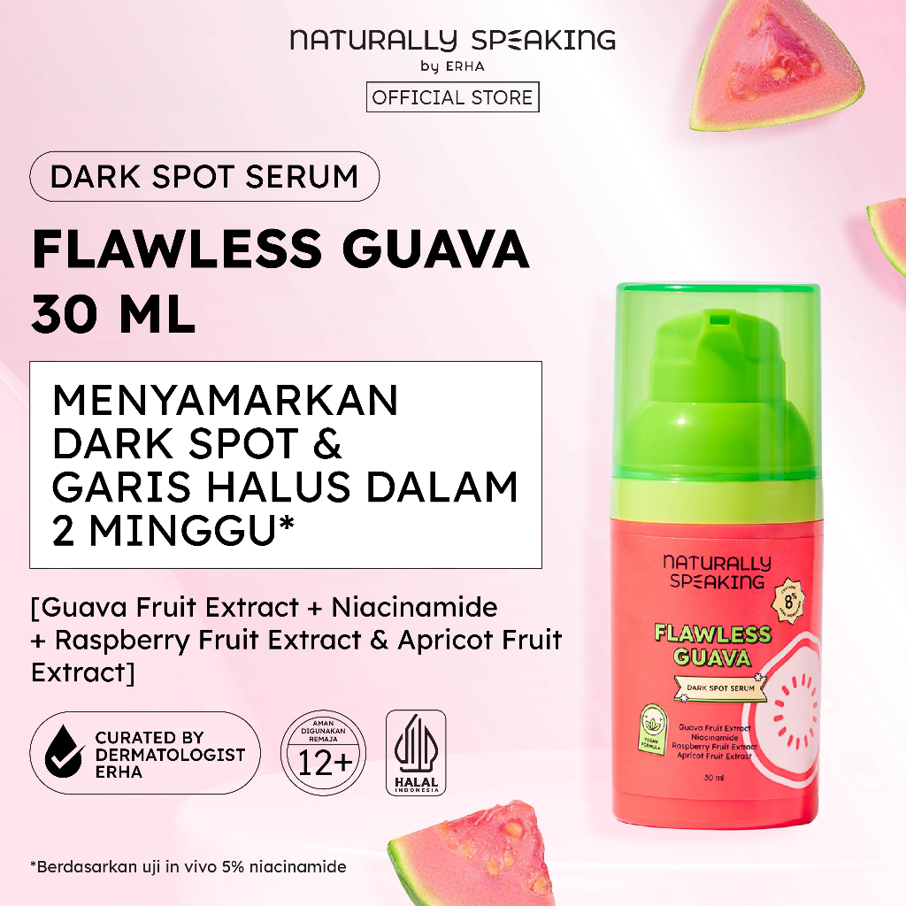 Jual Naturally Speaking Flawless Guava Dark Spot Serum | Shopee Indonesia