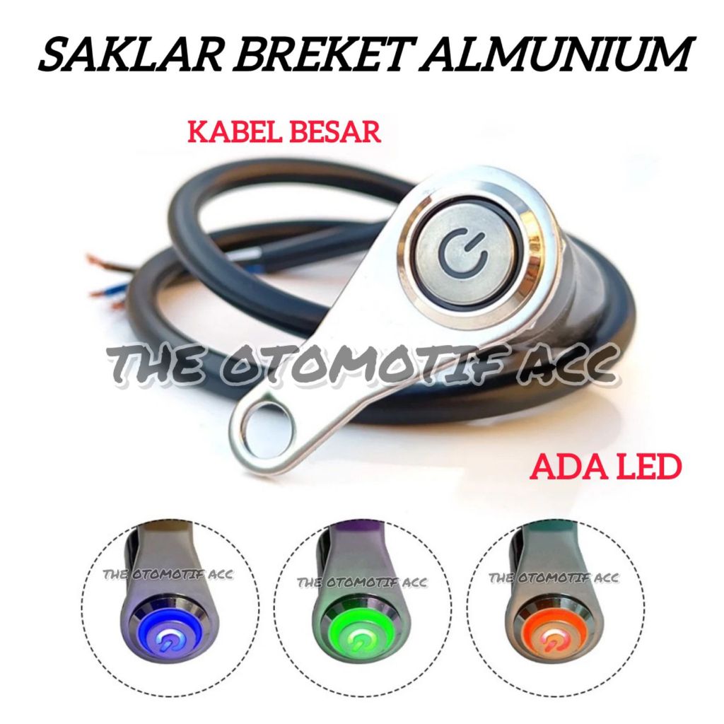 Jual Saklar Switch On Off Led Model Tanam Selfix Lampu Led Motor Custom ...