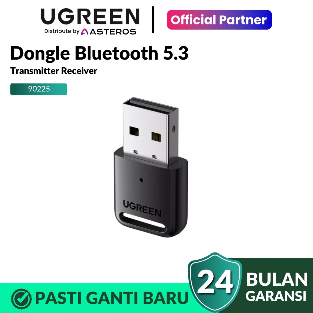 Jual Ugreen Bluetooth 5.3 Adapter USB Black 90225 | Shopee Indonesia