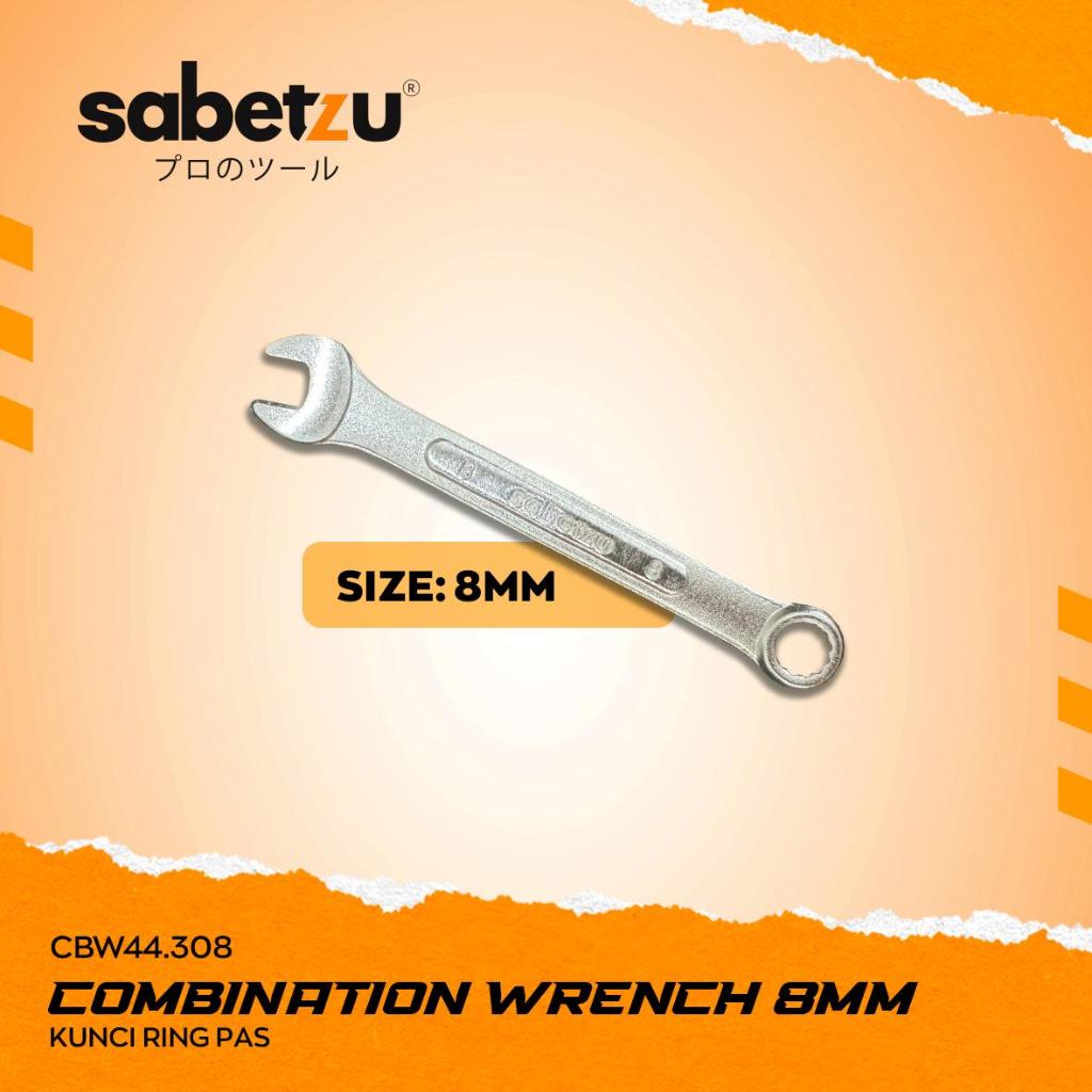 Jual SABETZU Kunci Ring Pas Kombinasi 8mm - Combination Wrench Tulang ...