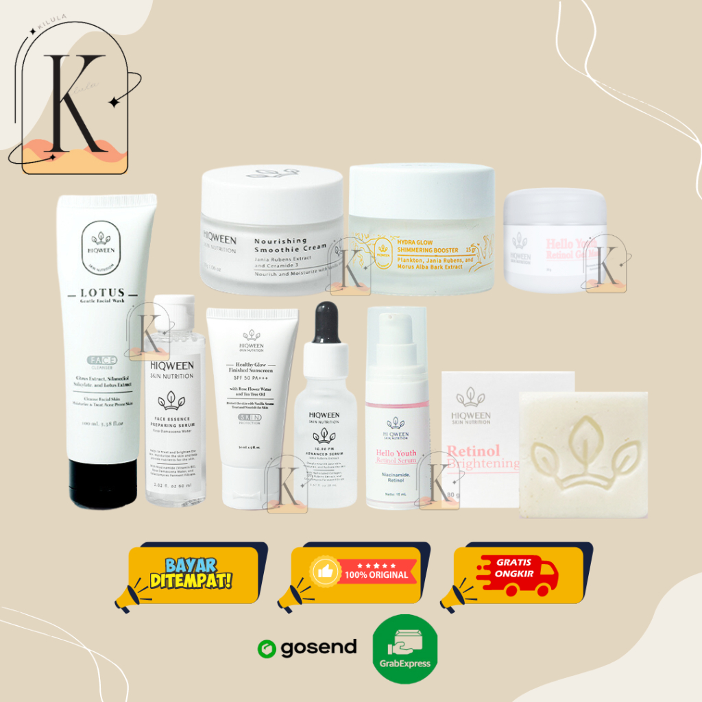 Jual Hiqween - Hello Youth Retinol Gel Mask - Healthy Glow Finished ...