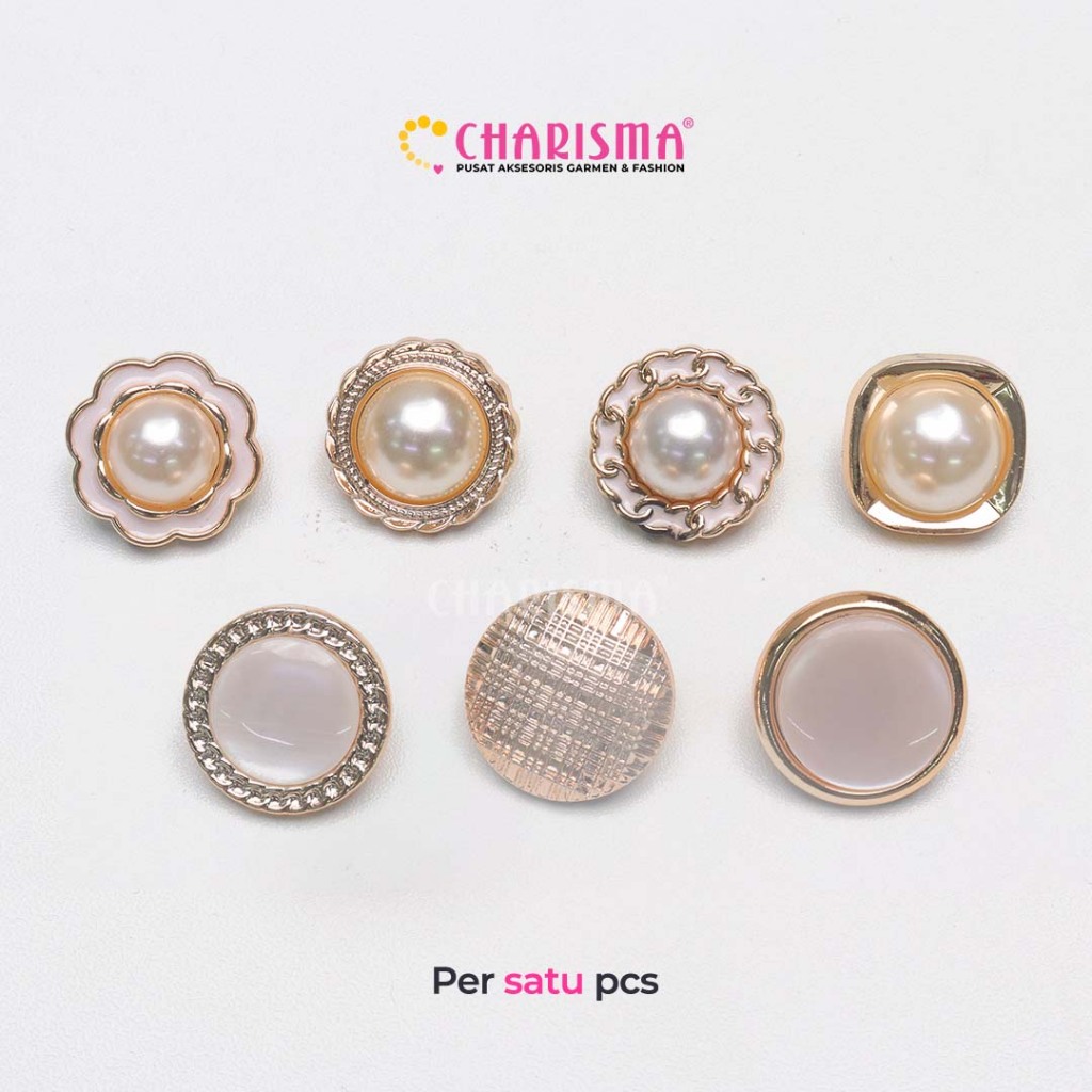 Jual Charisma Kancing Jamur Mutiara Bulat - Kancing Mutiara Bulat ...