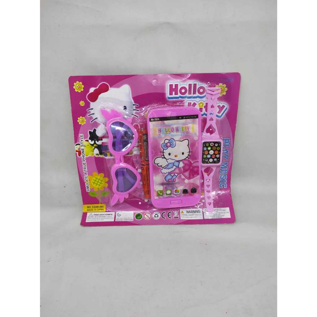 Jual FIGUREANS MAINAN HP CZAR-080 HP MIANAN JAM TANGAN KACAMATA FROZEN ...