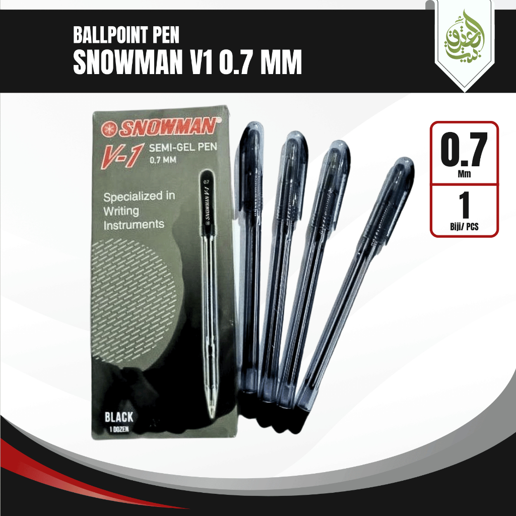 Jual Ballpoint Pen Snowman V1 0.7 mm | Pulpen Snowman [PCS] | Shopee ...