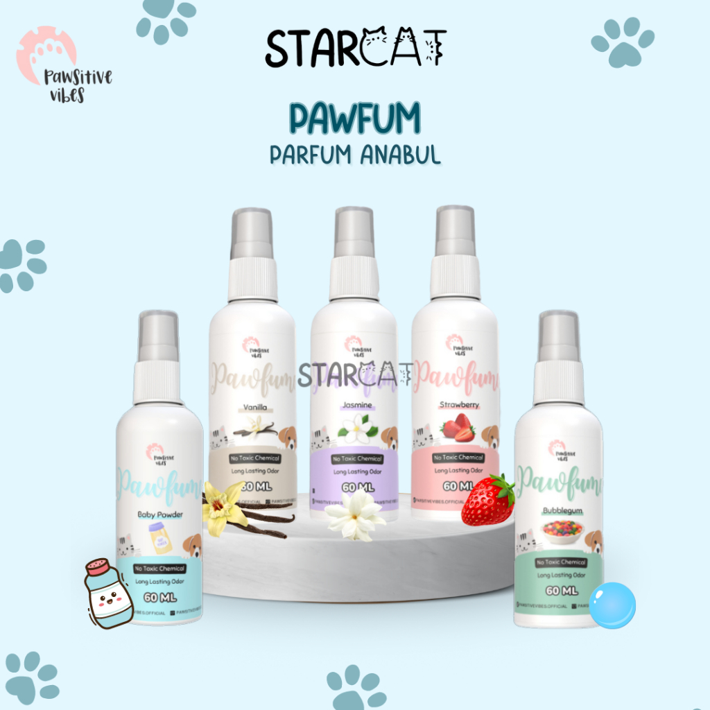 Jual SC Pawsitive Vibes Parfume 30ml 60ml Hewan Kucing Anjing Kelinci ...
