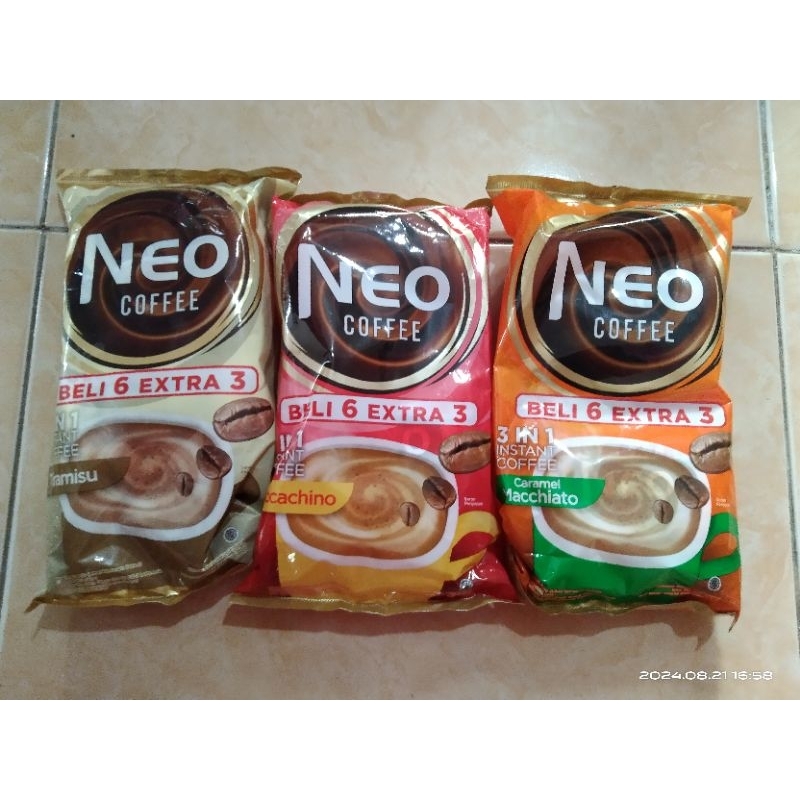 Jual Neo Coffe isi 9/ kopi neo / neo mocachino tiramisu machiato / neo ...