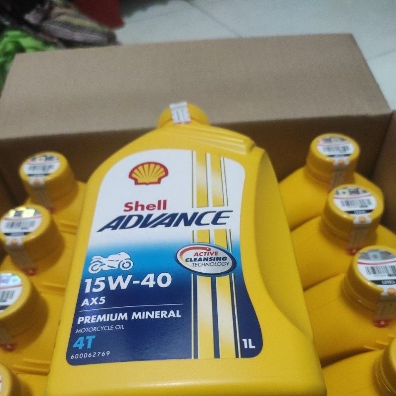 Jual SHELL ADVANCE 15W-40 1 LITER ORIGINAL | Shopee Indonesia