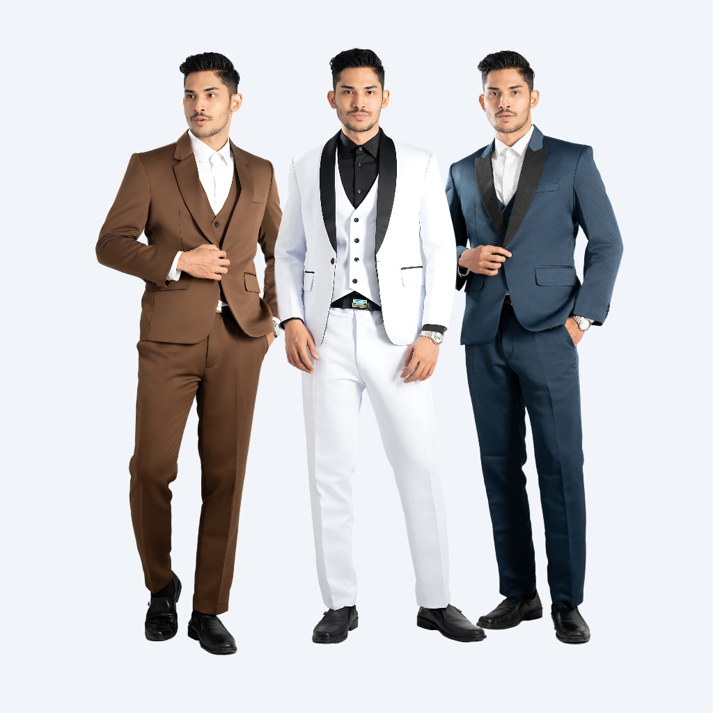 Jual Heaven Suit Setelan Jas Celana dan Rompi Pria Slim Fit - Premium ...