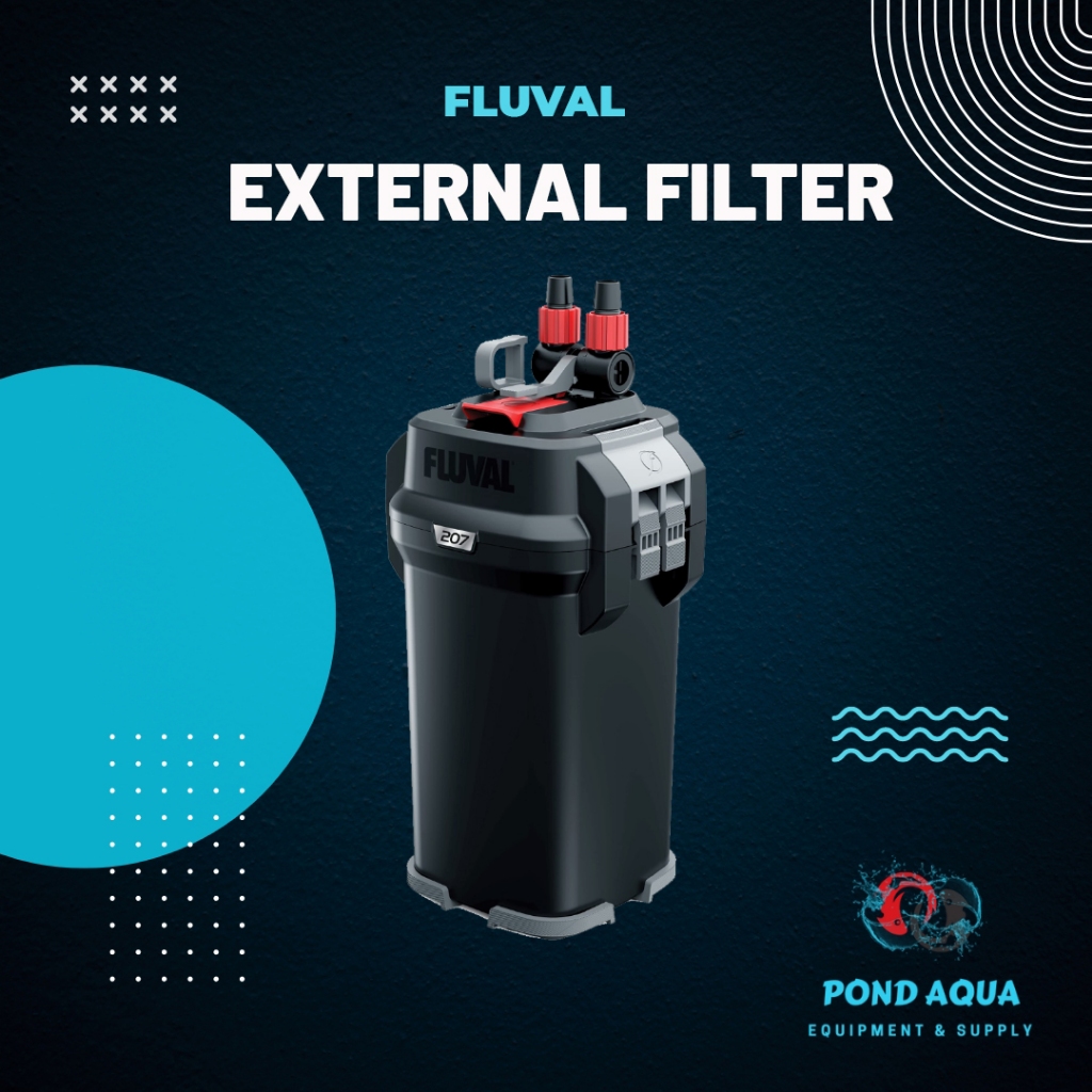 Jual Performance Filter Canister Fluval 207 Eksternal Filter Akuarium ...