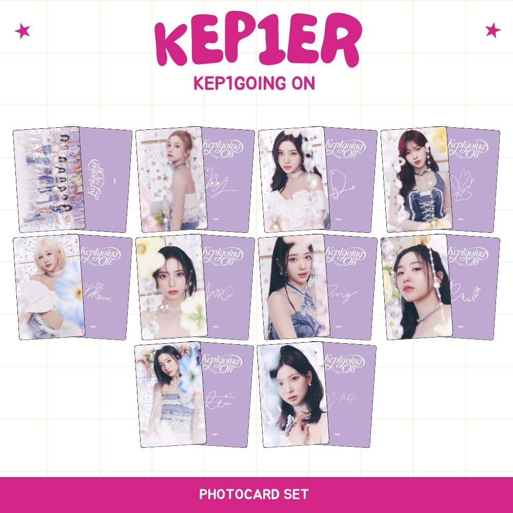 Jual PHOTOCARD KEP1ER KEP1GOING ON 2SISI (ISI 10 PCS + LAMINASI 2 SISI) TANDA TANGAN TTD KPOP ...