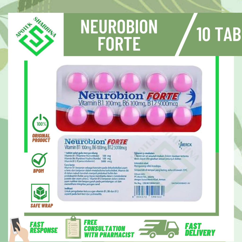 Jual Neurobion Forte NEUROBION MERAH NEUROBION PUTIH Vitamin SYARAF ...