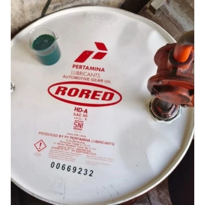Jual Oli Gardan Rored 90 Hd A Literan Repack Dari Drum Cocok untuk ...