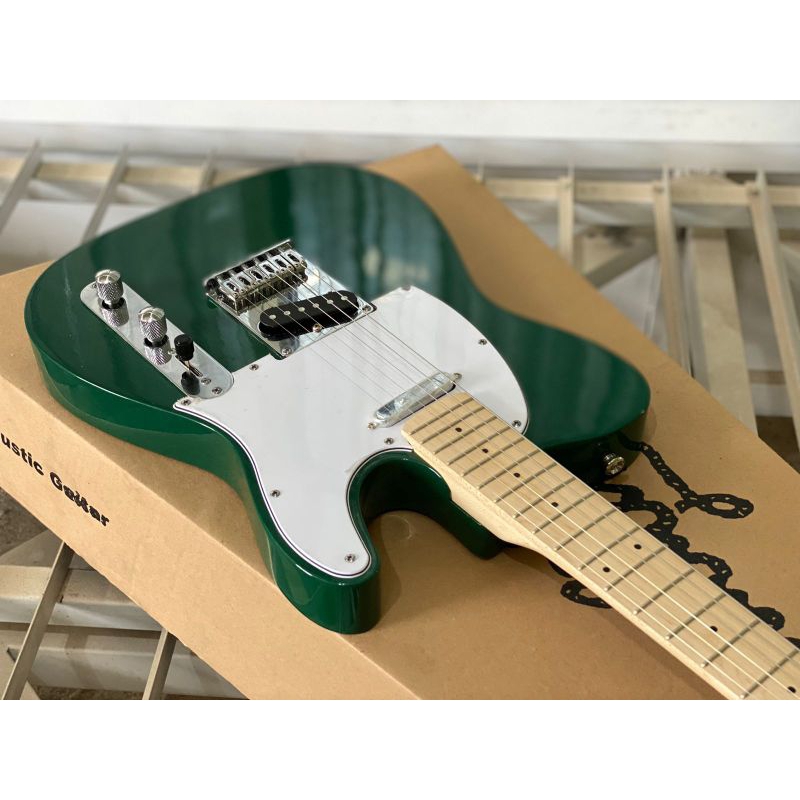 Jual Gitar Elektrik Difergio Lion Green Kraton Model Telecaster Neck ...