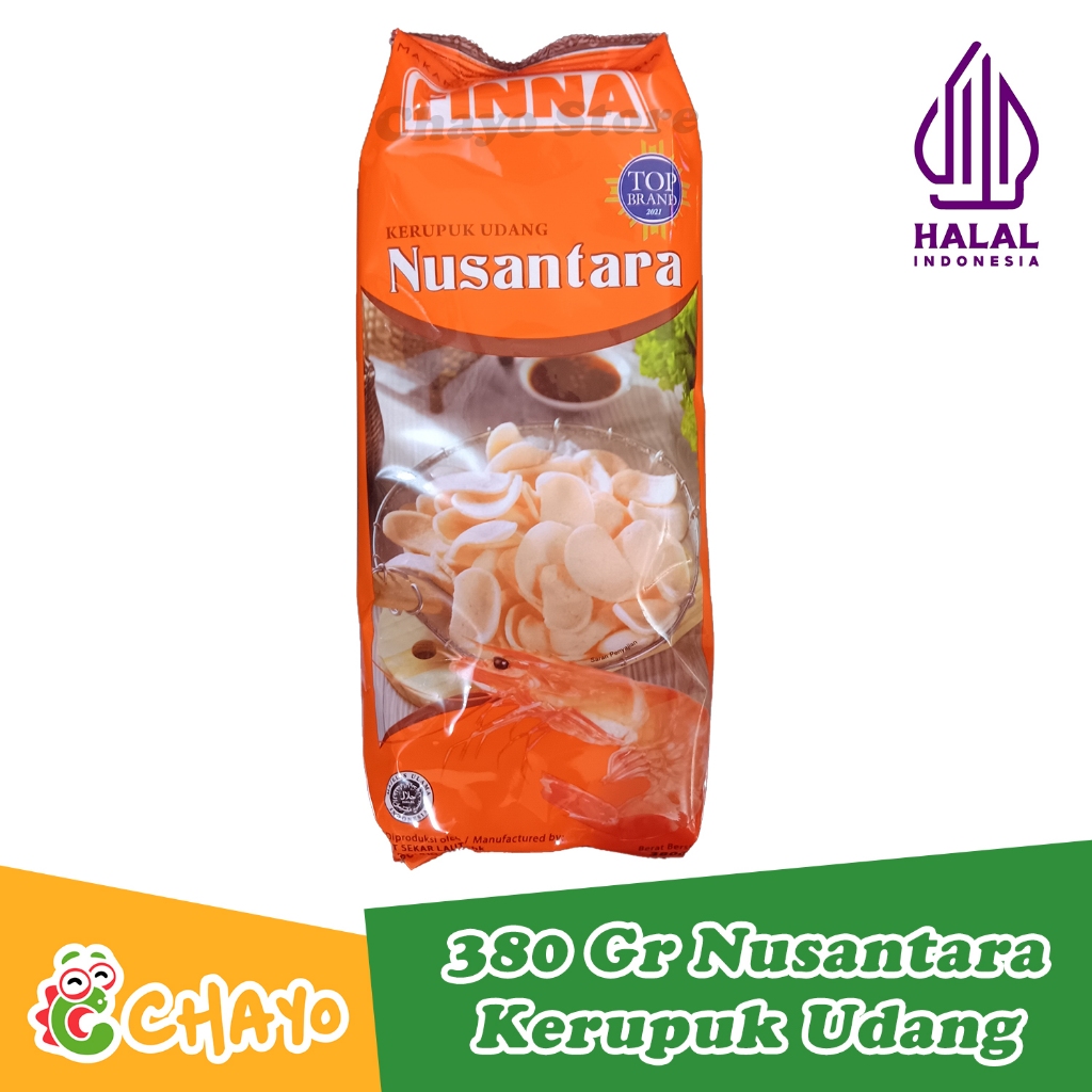 Jual FINNA Kerupuk Udang NUSANTARA BESAR 380gr Keripik Camilan Makanan ...