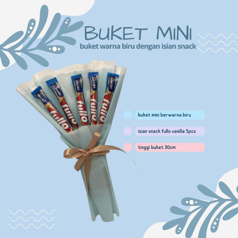 Jual BUKET MINI KOSONG DAN BUKET ISI SNACK KERTAS WARNA BIRU | Shopee ...