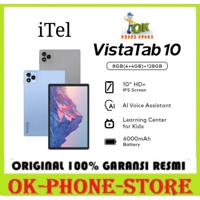 Jual itel Vista Tab 10 4/128 GB Garansi Resmi iTel | Shopee Indonesia