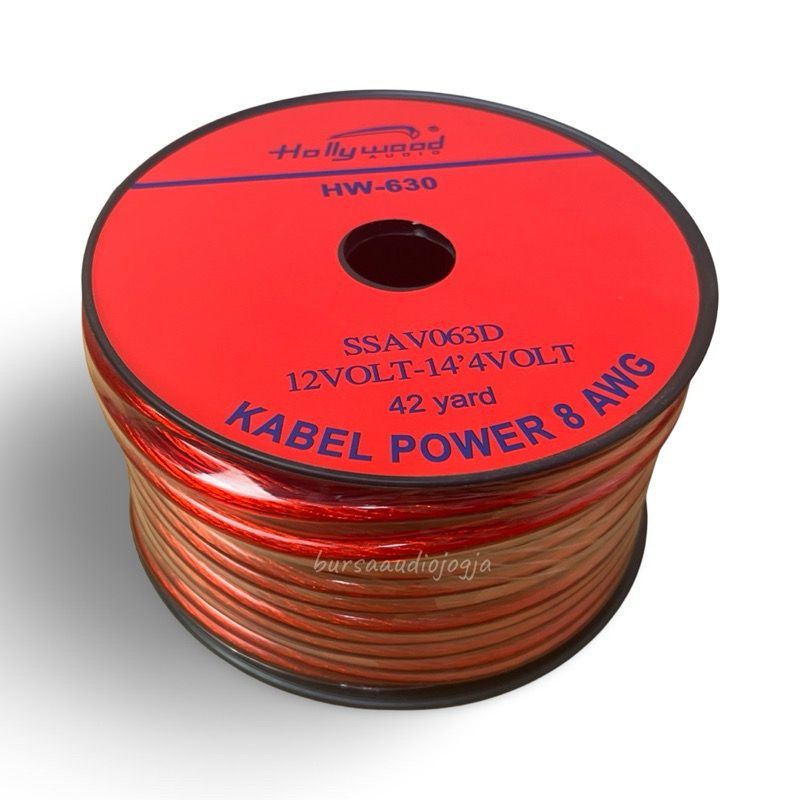 Jual 56 ROLL KABEL Aki 8 Awg /Kabel Grounding Panjang 38 Meter (42 yard ...