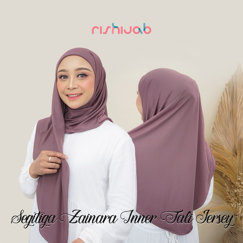 Jual RIS HIJAB - SEGITIGA ZAINARA Segitiga Instan Inner Jersey Tali ...