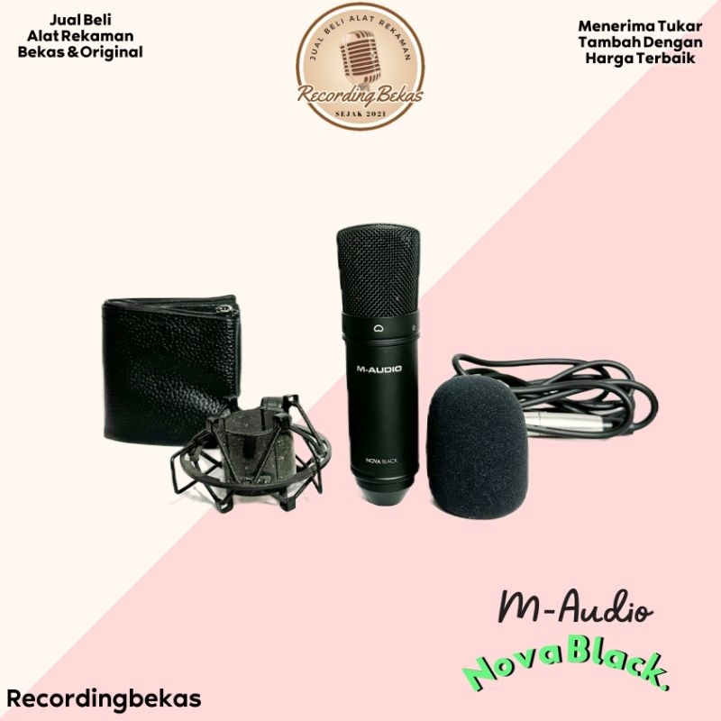 Jual Mic Condenser M-Audio Nova Black | Shopee Indonesia