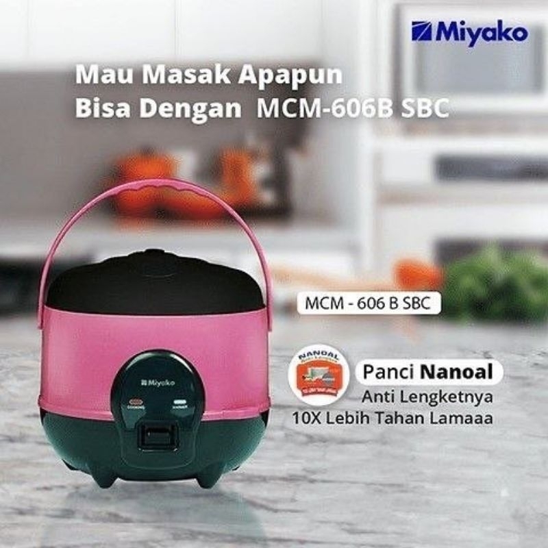Jual magic com Miyako MCM 606 B SBC | Shopee Indonesia
