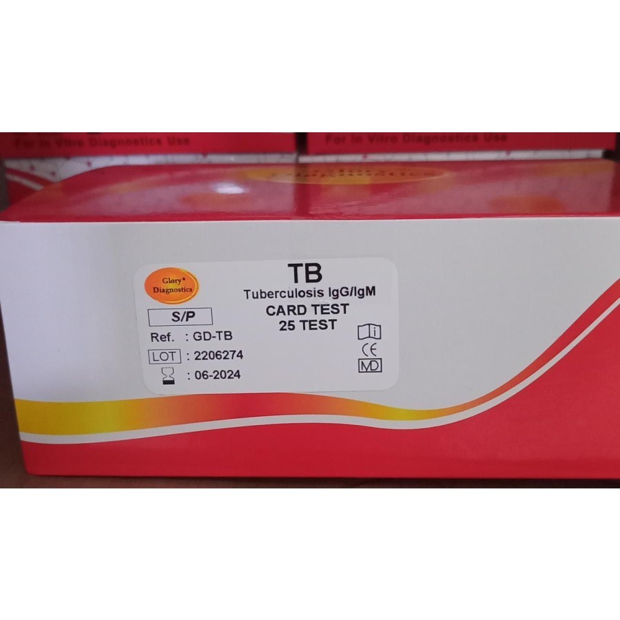 Jual Rapid Test TBC Tuberculosis igg igm 25 Test Card Glory TB Serum ...