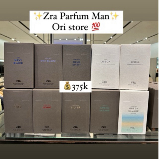Jual Jastip Ori Store‼️ZARA PARFUM EDP/EDT MAN 40/90/100ml | Shopee Indonesia